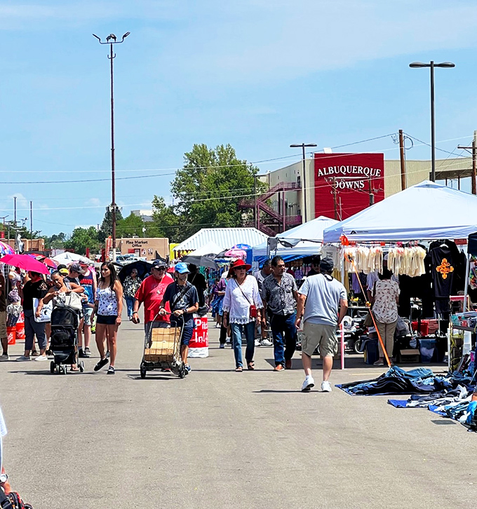 Step right up to the bargain bonanza! This flea market is like a real-life treasure hunt, minus the eye patches and parrots.