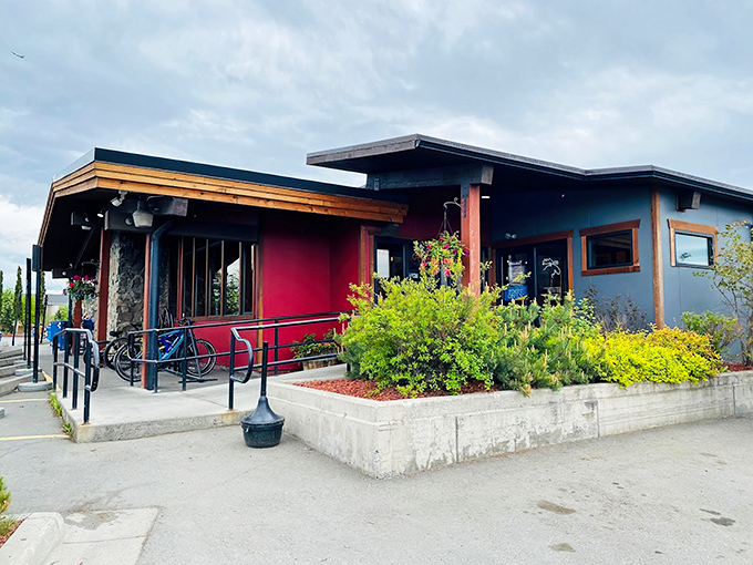 Welcome to Moose's Tooth, where the only thing more inviting than the rustic exterior is the aroma of freshly baked pizza wafting through the air.