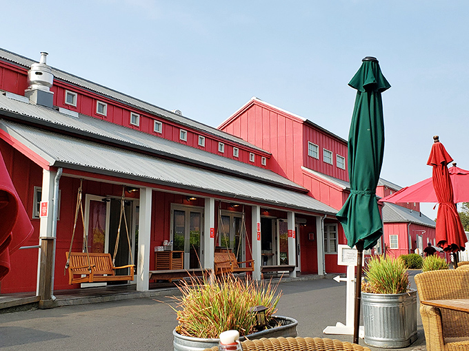 Red alert! This barn-turned-bistro is serving up comfort food that'll make your taste buds do a happy dance. Welcome to Boon Fly Cafe, where rustic charm meets culinary magic.