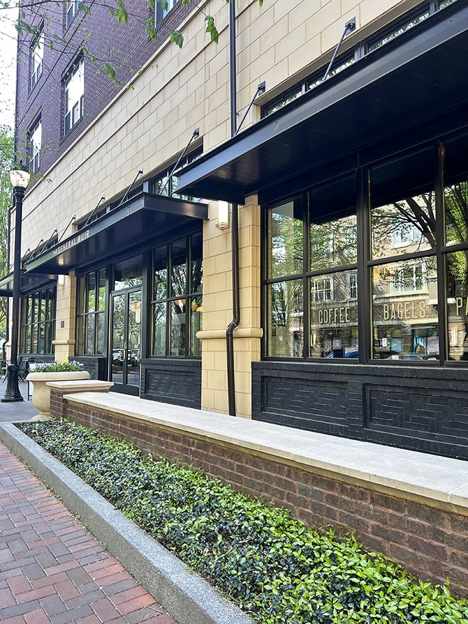 Welcome to flavor town! The General Muir's sleek exterior promises a culinary adventure that'll make your taste buds do the cha-cha.