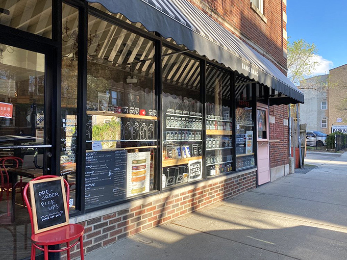 A storefront that promises comfort food paradise! Bang Bang's exterior is like a warm hug from your favorite aunt, inviting you in for a taste of home.