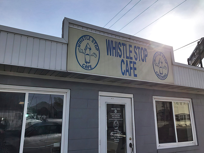 A beacon of breakfast bliss! The Whistle Stop Cafe's unassuming exterior belies the culinary treasures within. It's like finding a golden ticket wrapped in small-town charm.