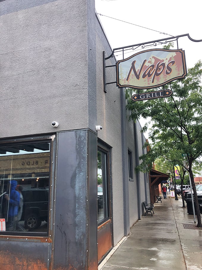 A humble facade hides a burger paradise. Nap's Grill: where culinary dreams come true, and stretchy pants are highly recommended.