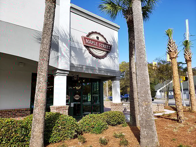 Welcome to biscuit paradise! This unassuming storefront holds the key to Charleston's flakiest, most heavenly breakfast treasures. 