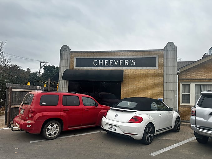 The unassuming exterior of Cheever's Cafe hides culinary treasures within, like finding a Michelin star restaurant in your neighbor's garage.