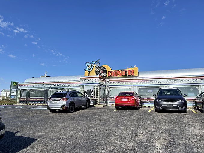 Welcome to the land that time forgot &ndash; and taste buds remember forever! DJ's 50's & 60's Diner stands proud, a chrome-clad beacon of nostalgia and comfort food.