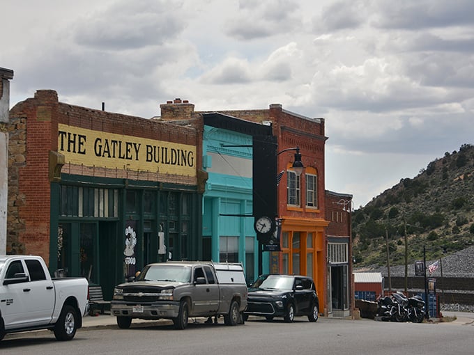 Step into Eureka's time machine! The Gatley Building stands proud, a colorful sentinel guarding the town's rich history. It's like Main Street, USA got a vintage makeover.