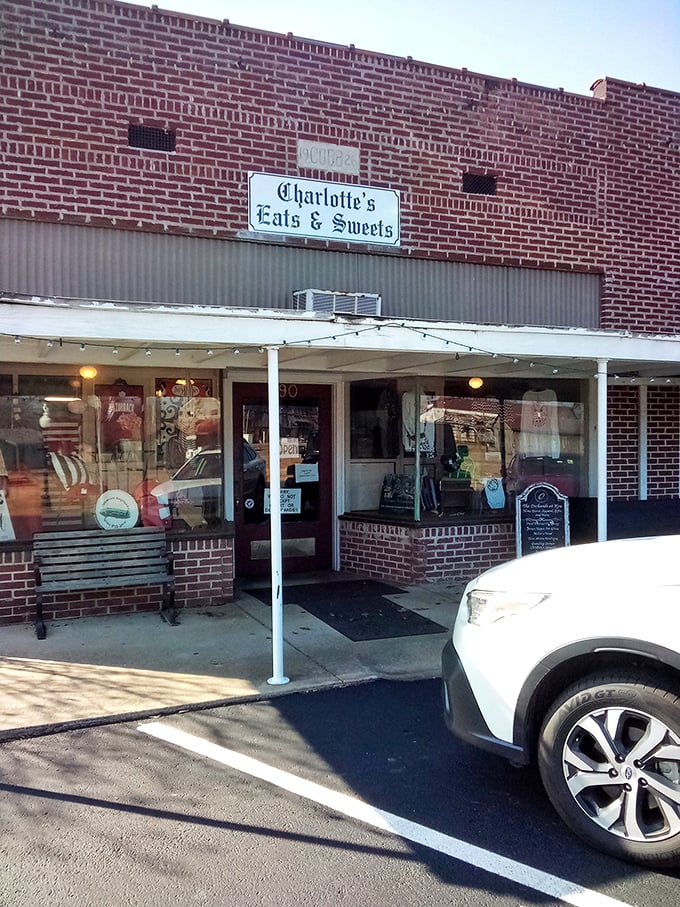 The unassuming brick fa&ccedil;ade of Charlotte's Eats & Sweets stands like a culinary lighthouse in tiny Keo, beckoning hungry travelers with promises of homemade delights inside.