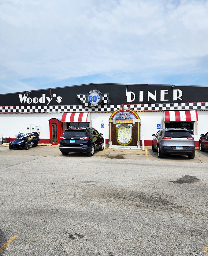 Step back in time at Woody's 50's Diner, where the past is always on the menu and nostalgia comes with a side of chrome-plated charm.