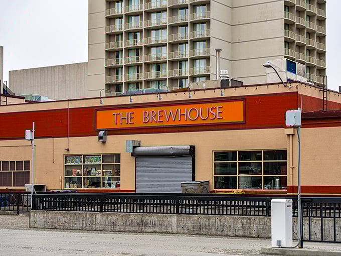 Unassuming on the outside, culinary magic on the inside. Glacier Brewhouse's exterior is like a book cover waiting for you to dive into its delicious pages.