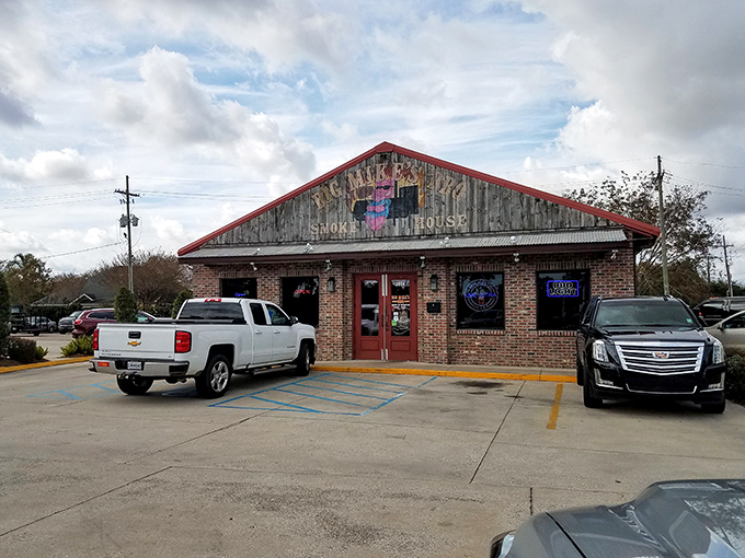 Welcome to BBQ paradise! Big Mike's rustic charm beckons like a siren song to meat lovers everywhere.