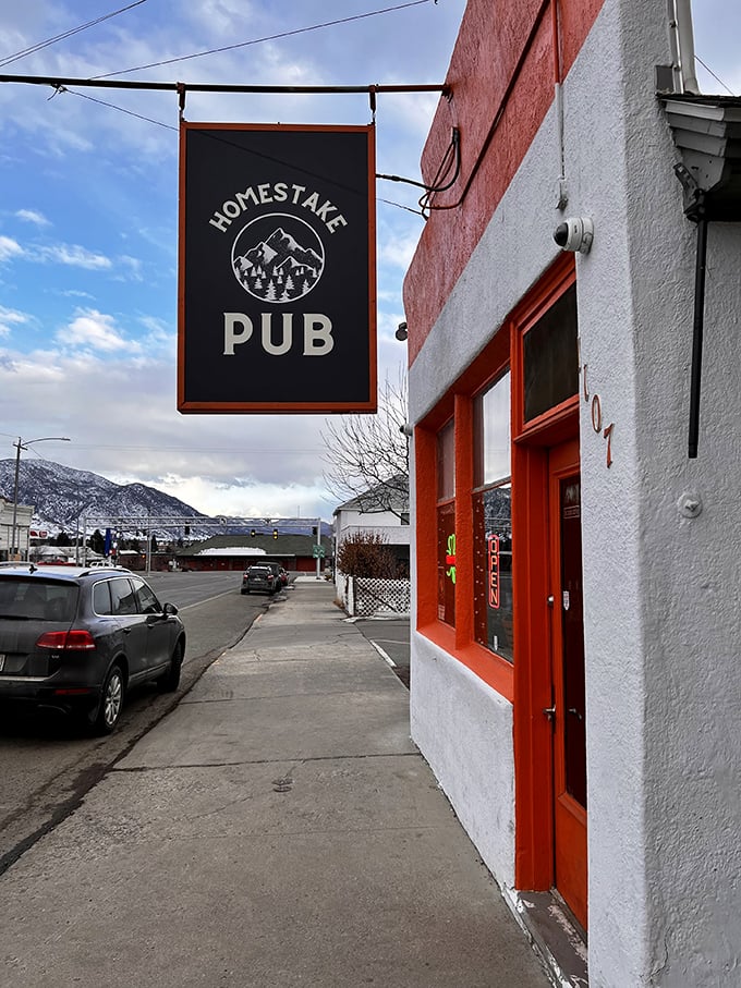 Welcome to sandwich paradise! This vibrant orange facade houses Butte's best-kept secret, where comfort food dreams come true.