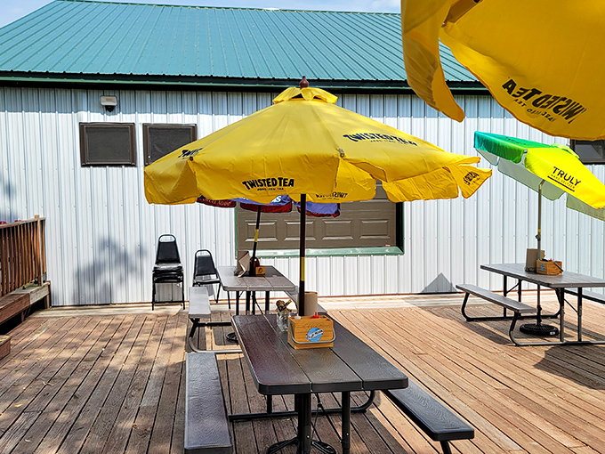 Rustic charm meets barbecue paradise! This unassuming exterior hides a world of smoky delights waiting to be discovered.