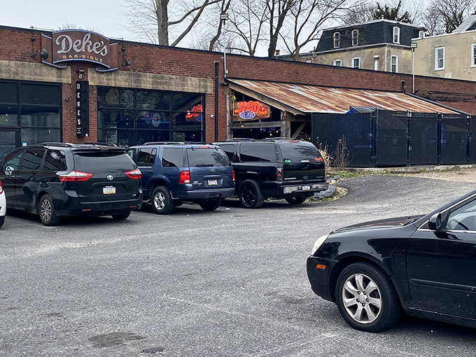 Deke's Garage Roadhouse: Where BBQ dreams and automotive themes collide in a delicious symphony of smoke and steel.