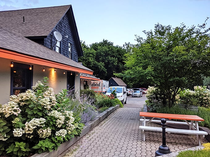 Home sweet barbecue! This charming house-turned-restaurant is where smoke signals spell out "delicious" in Burlington's culinary language.