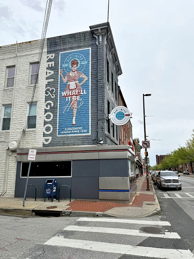 Step into a time machine disguised as a diner! Sip & Bite's retro exterior promises a journey back to when comfort food reigned supreme and conversations flowed like coffee.