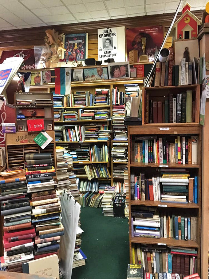 "Deadly Intent" next to "Pictures of Perfection"? This shelf is playing literary roulette, and we're all in for the ride.