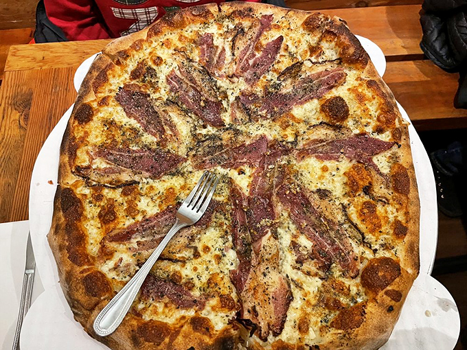 The Bacon Bianca: where pork meets cheese in a heavenly union that'll make you question why you ever bothered with vegetables.