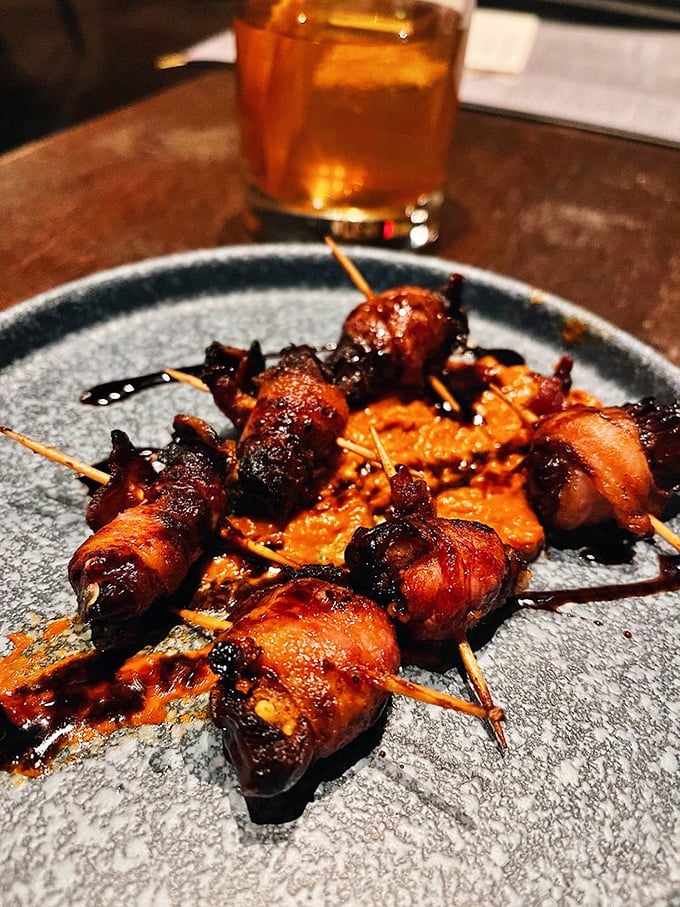 Bacon-wrapped dates&mdash;because sometimes the universe creates perfect combinations like Sean Connery's voice and literally anything.