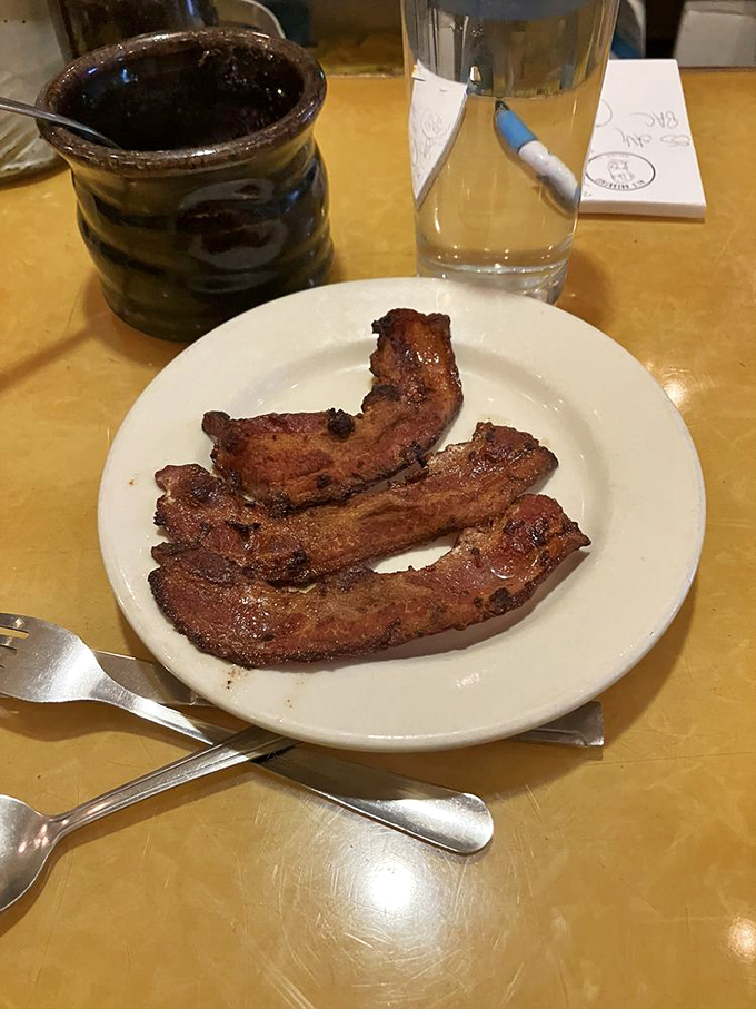 Bacon so crispy, it practically snaps to attention on your plate. Salute your taste buds, folks &ndash; they're in for a treat!