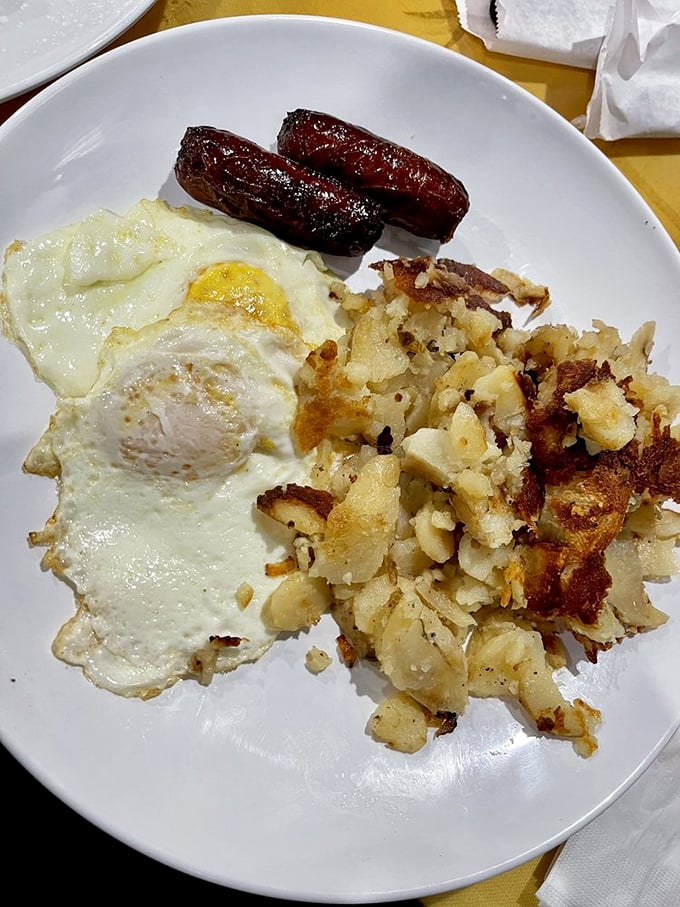 The breakfast platter that could fuel a NASA mission. Houston, we have no problem finishing this!