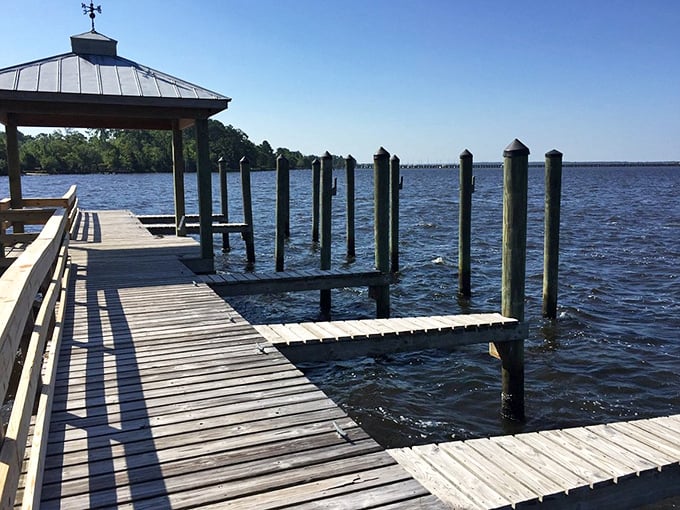 Who needs a red carpet when you've got this boardwalk? Strut your stuff with pelicans as your paparazzi!
