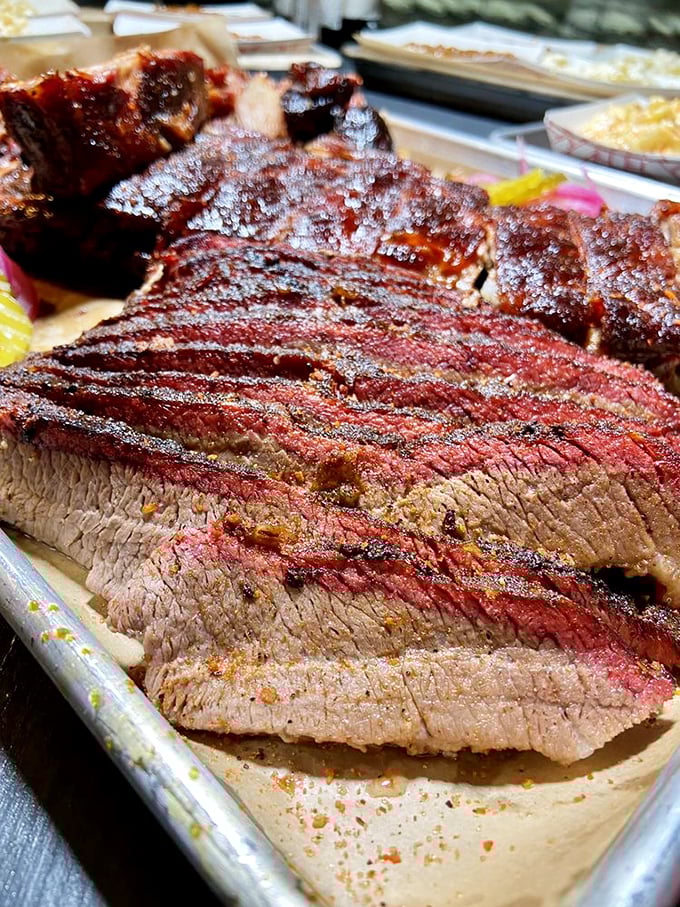 Brisket so tender, it practically melts on the plate. It's like butter, but better. Much, much better.