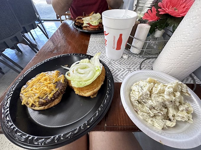 Burger alert! This cheese-draped beauty is so photogenic, it could break Instagram. #BurgerGoals