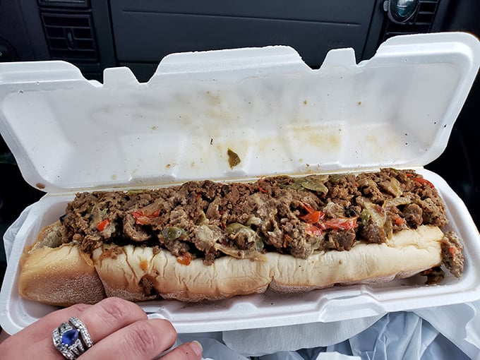 Cheesesteak dreams are made of this! Who am I to disagree? Travel the world and the seven seas, everybody's looking for sammies this tasty.