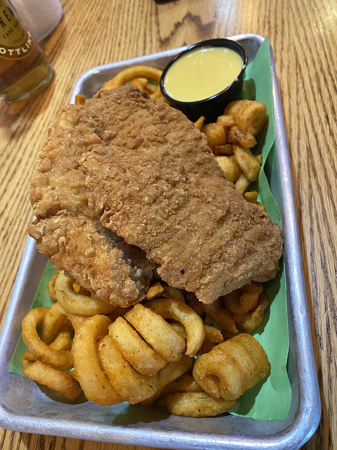 Chicken tenders that are anything but "chicken." These golden-brown beauties are crispy courage on a plate.