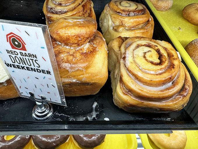 The "Weekender" cinnamon rolls live up to their name&mdash;these spiral-shaped wonders could sustain you through an entire Saturday of yard work.