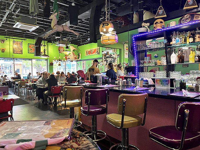 Where everybody knows your name... or at least your favorite breakfast order. The Friendly Toast's cozy atmosphere invites lingering.