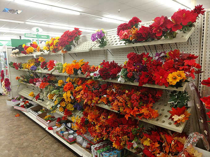 Bloom where you're planted &ndash; or at least where you shop! This floral explosion is like spring broke into the store and decided to stay.