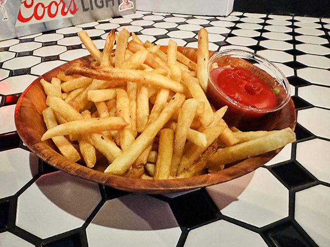 Crispy, golden, and begging for a dip. These fries are the supporting actors that deserve an Oscar.
