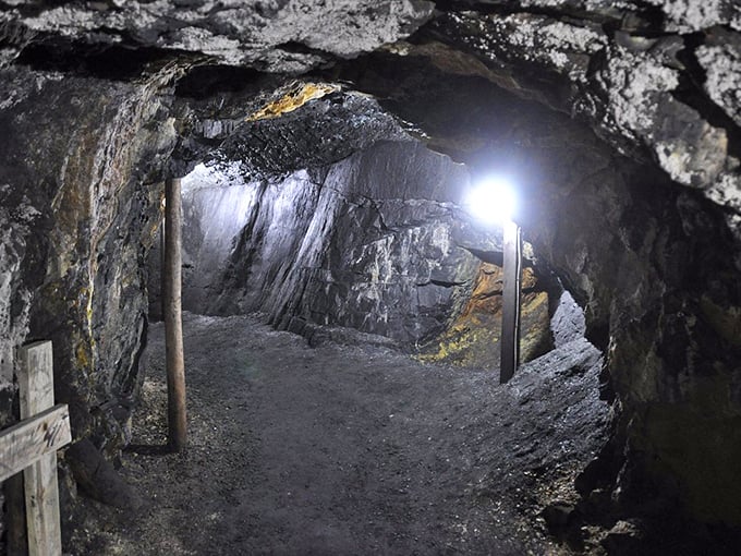 Delve into Deadwood's golden heart. This old mine whispers tales of fortunes found and dreams pursued &ndash; hardhats recommended, sense of adventure required.