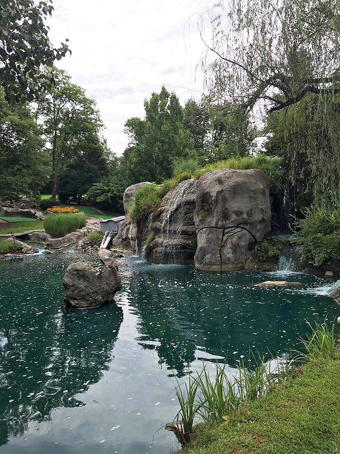 Serenity now! This tranquil oasis is the perfect spot to contemplate life's big questions &ndash; or just enjoy a moment of peace and quiet.