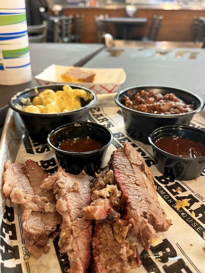 Brisket so juicy, you might need a snorkel. Dive in and prepare for a flavor explosion!