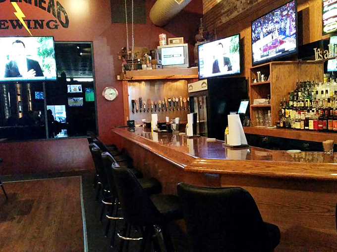 Pull up a stool at this bar and you might never leave. It's like "Cheers," but with better wings and fewer Boston accents.