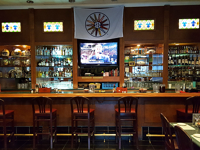 Where everybody knows your name (and your favorite drink)! This inviting bar area is the heart of Bright Star's warm hospitality.