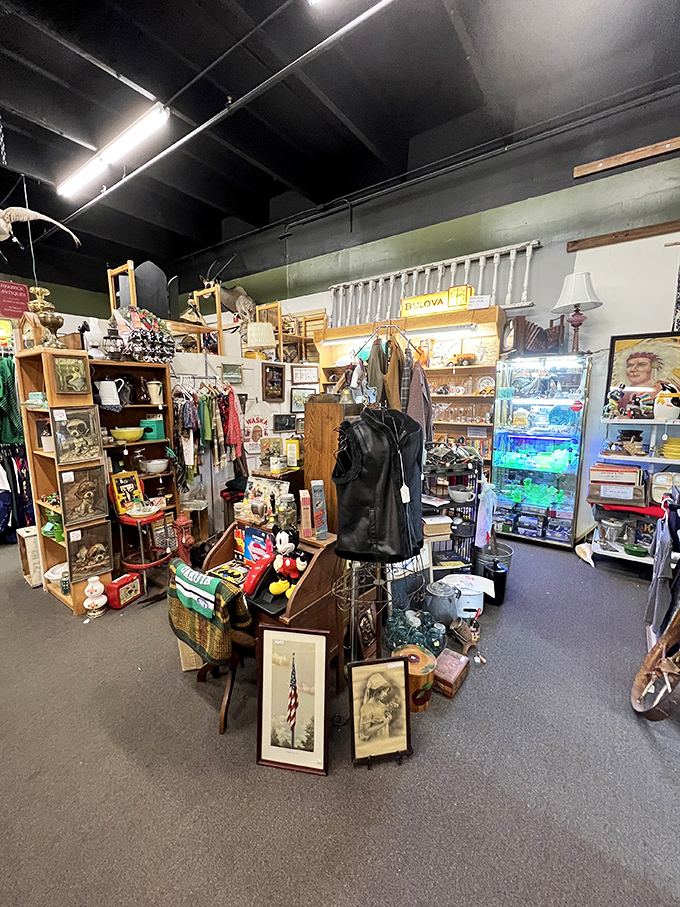 It's like "Antiques Roadshow" meets your eccentric aunt's living room! Each booth is a carefully curated slice of nostalgia, ready to transport you back in time.