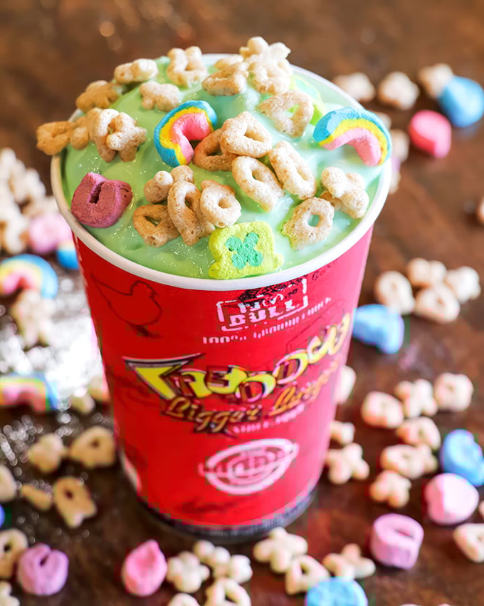 Breakfast meets dessert in this whimsical shake. It's like Saturday morning cartoons for your taste buds!