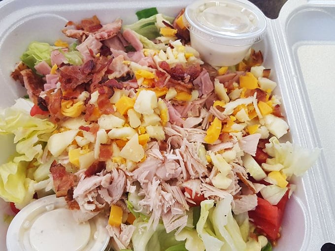 Who said salads can't be exciting? This chef's salad is a carnival of colors and textures. It's so fresh, it practically high-fives your taste buds.