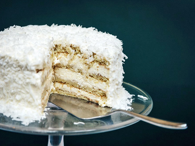 This coconut cake doesn't just end a meal&mdash;it provides a legitimate reason to skip the next one. Worth every calorie-laden forkful.