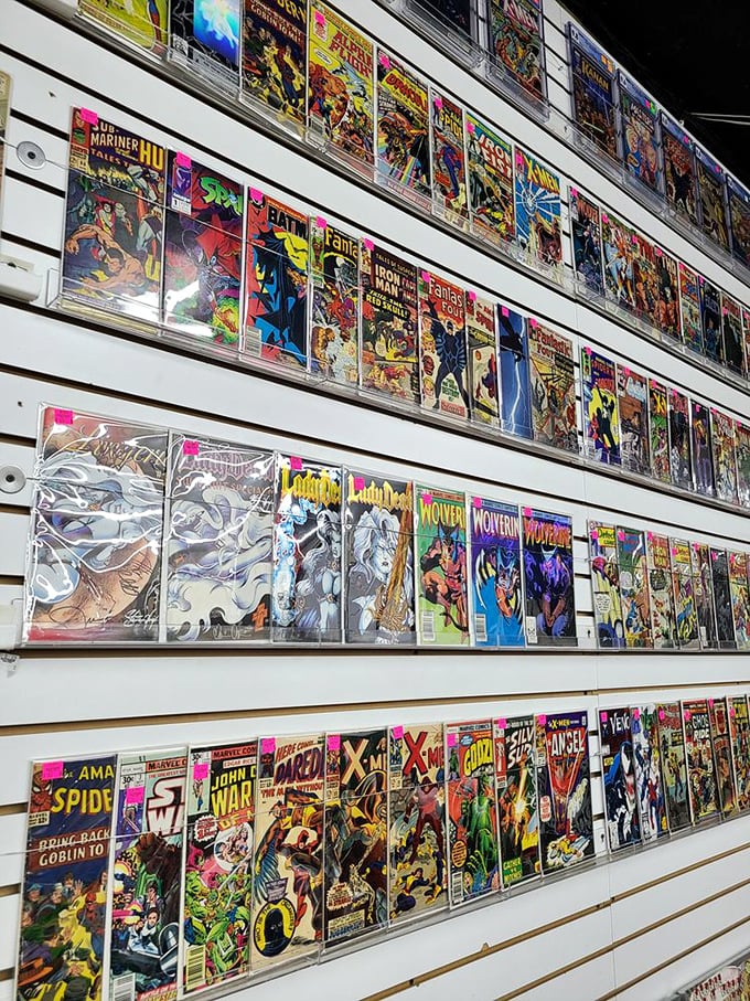 Holy collectibles, Batman! This comic book cornucopia is enough to make any superhero fan's spidey senses tingle with excitement.