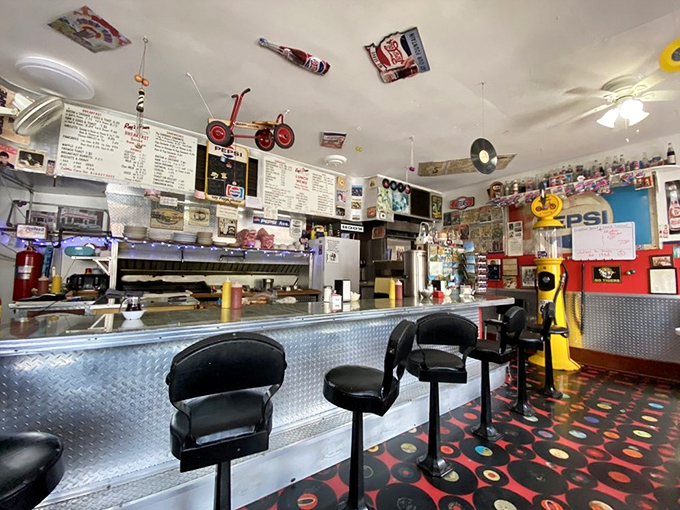 The counter doesn't just serve food; it serves as the town's unofficial meeting place where local news travels faster than the coffee refills.