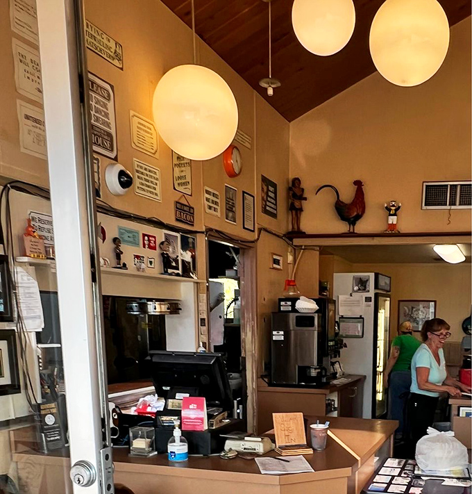 Where the magic happens&mdash;the command center of breakfast operations. Every great diner has a counter that tells stories.