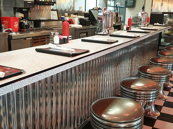 Pull up a stool and prepare for liftoff. This counter is mission control for all your comfort food cravings.