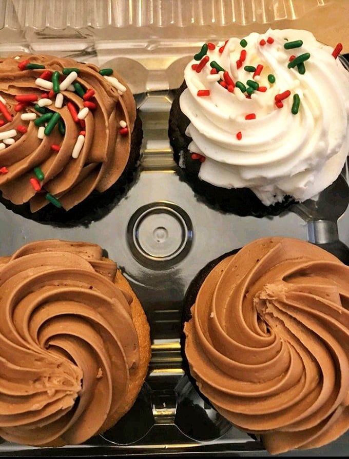 Cupcake quartet: A frosted foursome that's sweeter than any barbershop harmony you've ever heard.