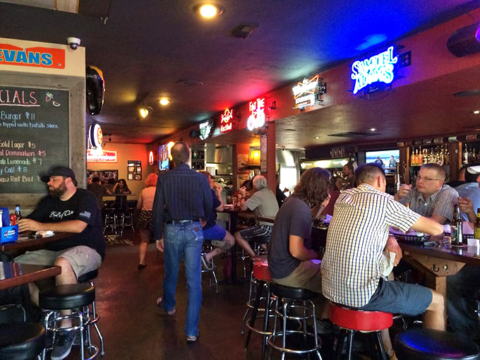 Happiness is a full bar and good company. Lucky 13's patrons know the secret to a great night out.