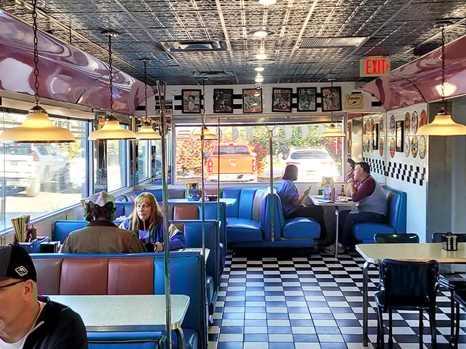 Where strangers become friends over shared plates and stories. The Grand Diner isn't just a restaurant; it's a community hub.